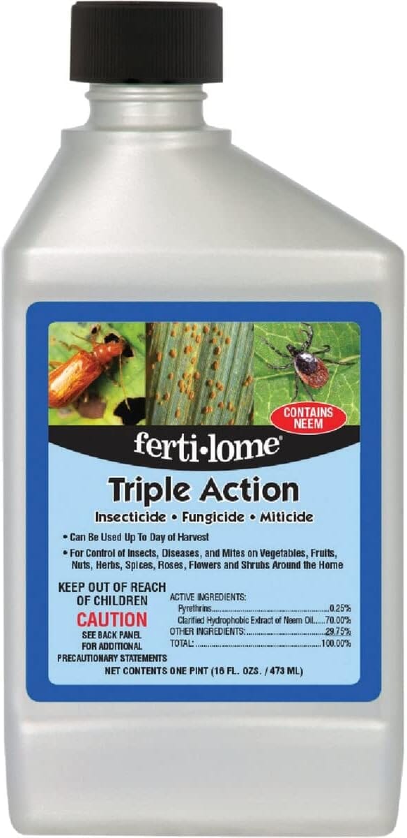 Pest Control: Insecticide & Fungicide Fertilome Triple Action, 16-Ounc ...